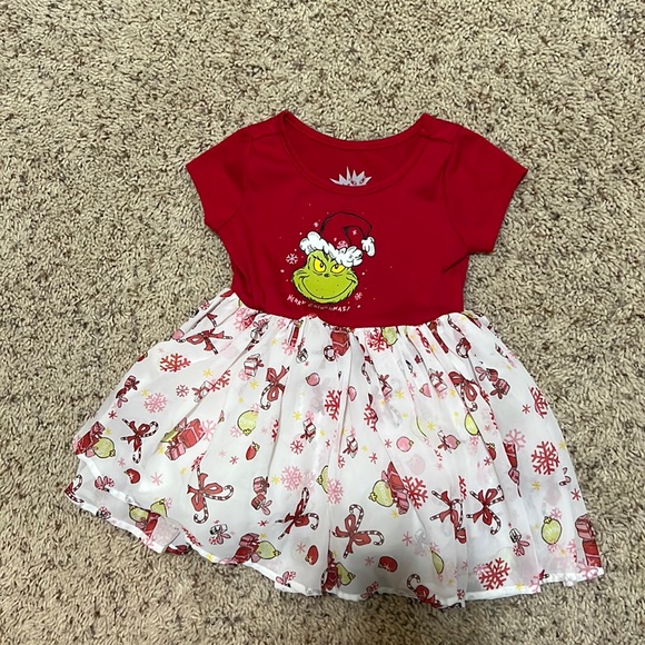 Dr. Seuss | Dresses | Like New Dr Seuss The Grinch Girls 8m ...